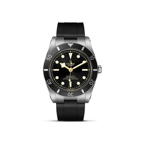 Purchase TUDOR Black Bay 54 Watch 37mm Steel Case Black Rubber Strap