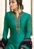 Drashti Dhami Sky Blue Satin Georgette Embroidered Sharara Style Suit