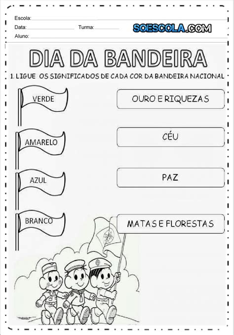 Atividades Dia Da Bandeira Para Imprimir Series Iniciais Dia