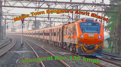 Dengerous Malda Town Bengaluru Amrit Bharat Express Inaugural Run