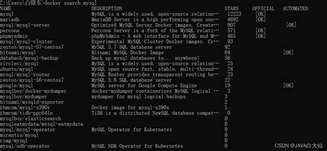 windows版docker安装mysql教程 保姆级教程 windows docker mysql csdn博客