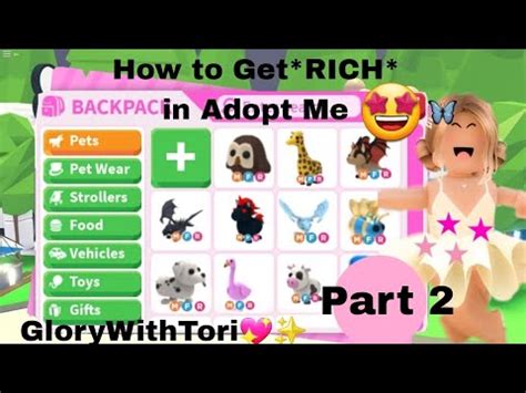 How To Get Rich In Adopt Me Part 2 YouTube