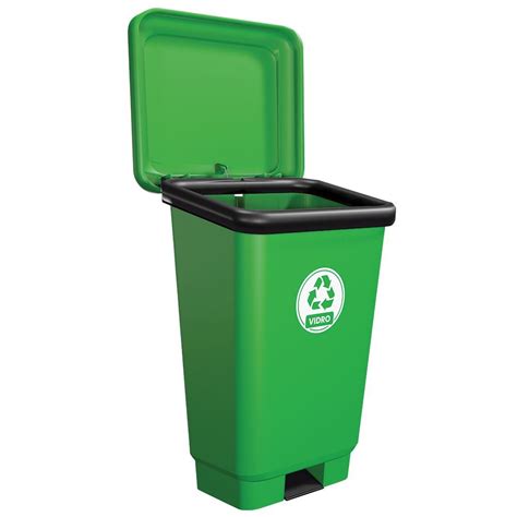 Lixeira Vienna 15 Litros Coleta Seletiva Pedal Linha Vienna