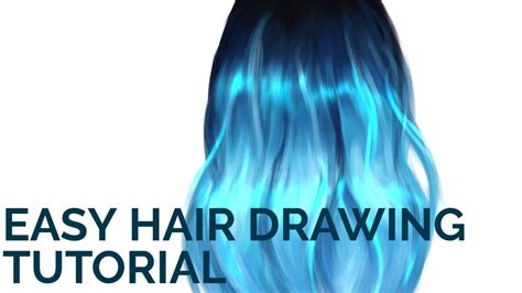 Easy Hair Drawing Tutorial Step By Step Ibis Paint X YouTube