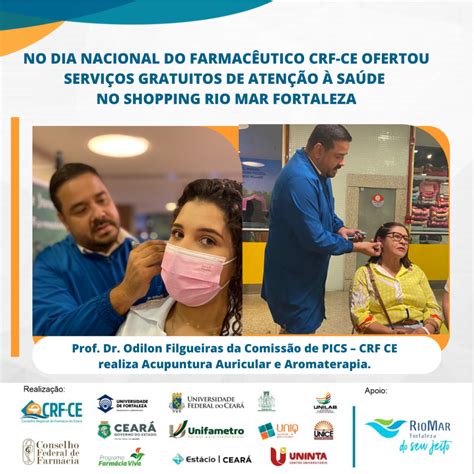NO DIA NACIONAL DO FARMACÊUTICO CRF CE OFERTOU SERVIÇOS GRATUITOS DE