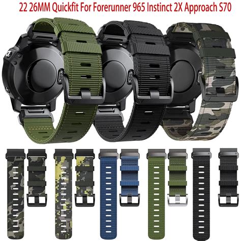 Quickfit Nylon Watch Strap Acess Rios De Pulseira Garmin Forerunner