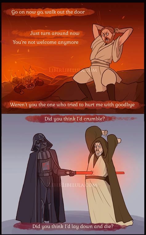 Darth Vader Obi Wan Kenobi Star Wars Survive Obi Survive