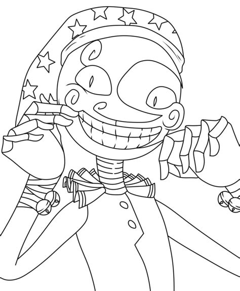 Moondrop Fnaf Printable Coloring Page Free Printable Coloring Pages