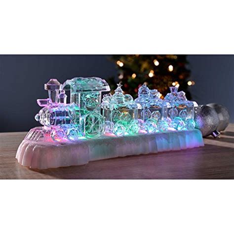 WeRChristmas Pre Lit Colour Changing LED Musical Christmas Train Scene
