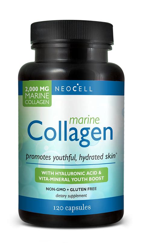 Neocell Marine Collagen Plus Hyaluronic Acid Capsules 2000mg 120 Count