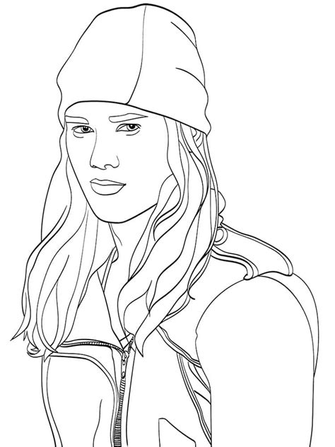 Coloriage Jay de Descendants télécharger et imprimer gratuit sur