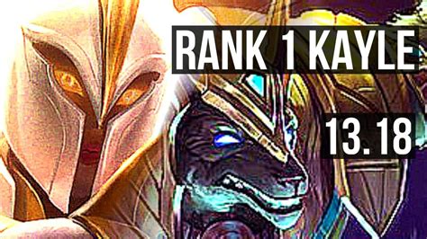 KAYLE Vs NASUS TOP Rank 1 Kayle 600 Games TR Challenger 13 18