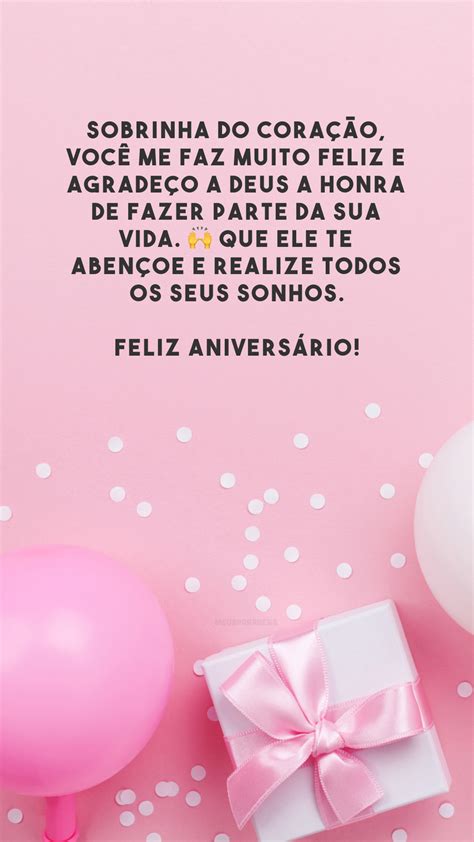 Frases De Anivers Rio Para Sobrinha Do Cora O Que Alegrar O O Dia Dela