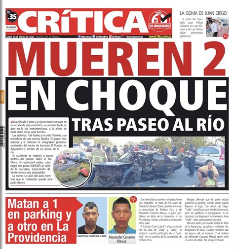 Nextpanama On Twitter Rt As Salazar Portadas Lunes Deenero