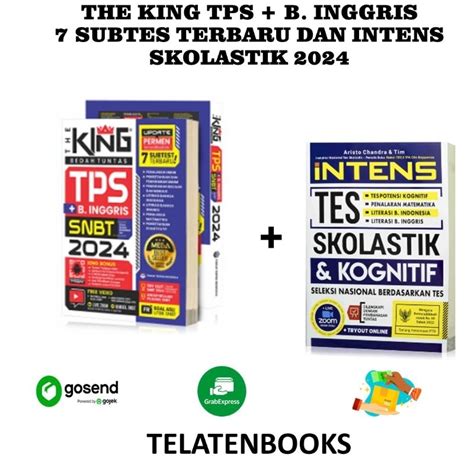 Jual BUKU TES SKOLASTIK KOGNITIF INTENS The King TPS SNBT 2024 BY