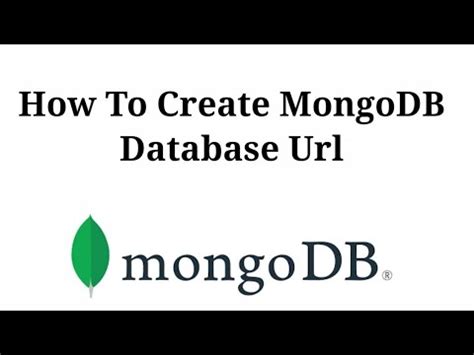 How To Create A Database In Mongodb Mongodb Tutorial For Beginners
