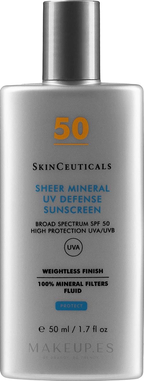 Fluido facial de protección solar SPF50 SkinCeuticals Sheer Mineral