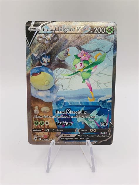 Hisuian Lilligant V Alternate Full Art 163 Astral Radiance Pokemon
