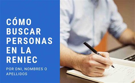 Cómo buscar personas en la Reniec por DNI nombres o apellidos Guía