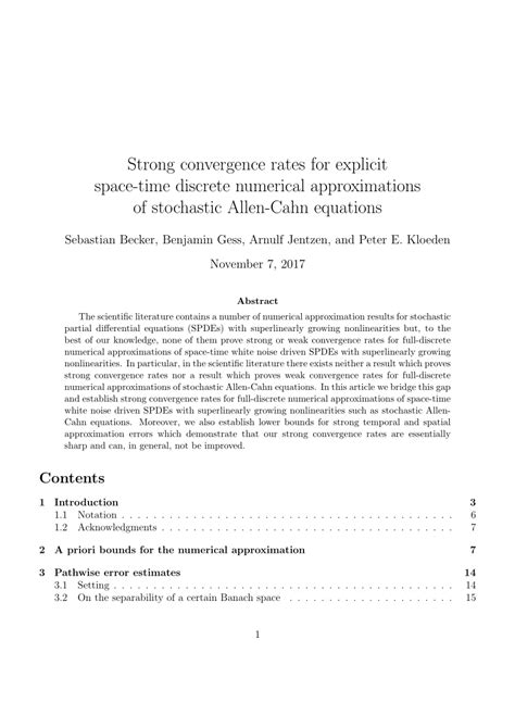 pdf strong convergence rates for explicit space time discrete numerical approximations of