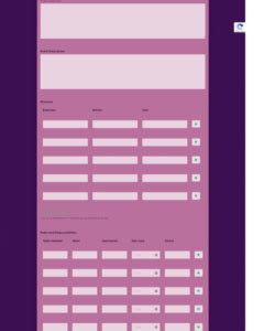 Event Planning Request Form Template