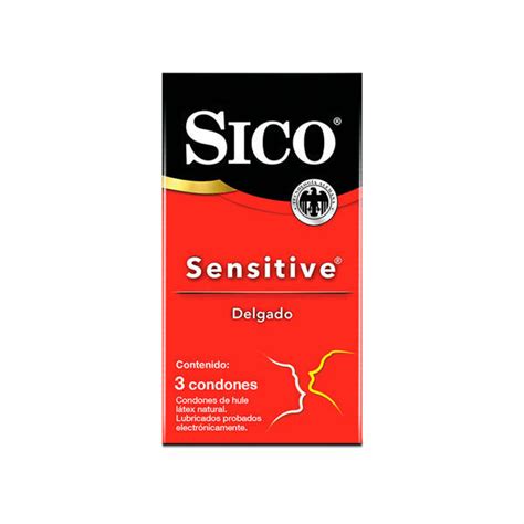 Sico Sensitive Preservativos Con 3 Piezas Zedel Distribuidora