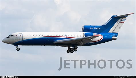 RA 42423 Yakovlev Yak 42D Jet Express TR Yellowline JetPhotos