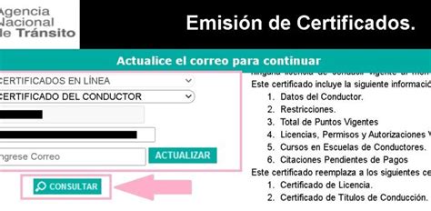 Certificado De No Pertenecer A La Agencia Nacional De Transito