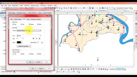 How To Add Graticules And Grids Latitude And Longitude In Map Layout