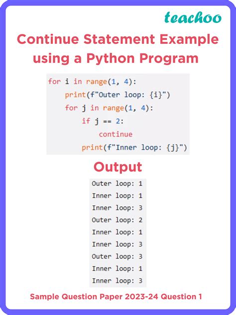 True Or False In A Python Program If A Nested Loop Is Given With