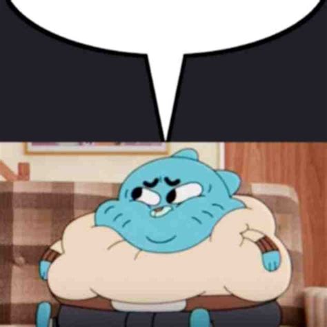 Gumball gordo balão de fala iFunny Brazil