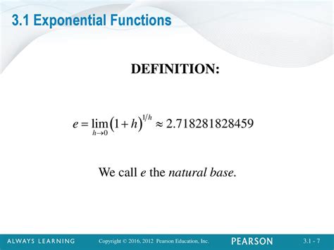 exponential functions ppt download