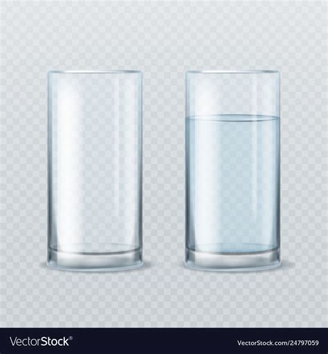 Empty And Full Glass