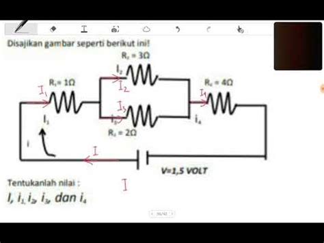Kuat Arus Pada I I1 I2 I3 I4 Pada Rangakain Seri Paralel Dengan