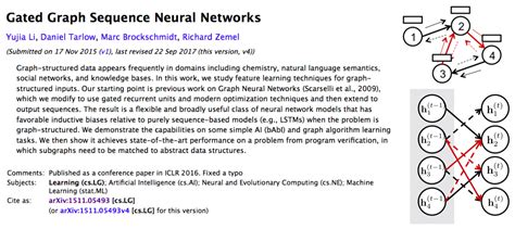 gated graph sequence neural networks papers with code