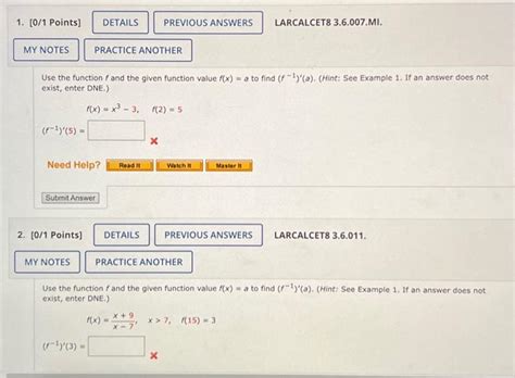solved use the function f and the given function value