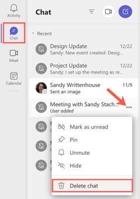 How To Delete A Chat In Microsoft Teams