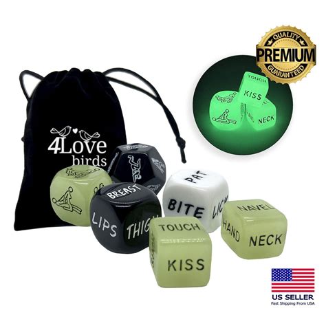 Sex Dice Game With Sex Positions Glow In The Dark Bedroom Game Fun 4lovebirds
