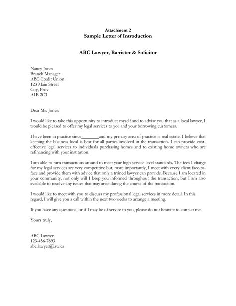 Business Introduction Letter Template Free
