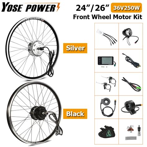 E Bike Conversion Kit 36V 250W 20 Front Motor Hub Motor Kit DIY E Bik