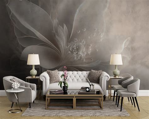 Fototapeta Bardzo Delikatny Kwiat 3D Nr U93944 Uwalls Pl