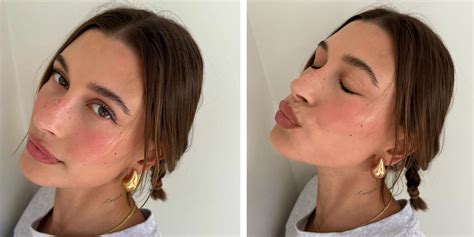 Hailey Bieber S Strawberry Makeup Trend Is Taking Over TikTok ELLE