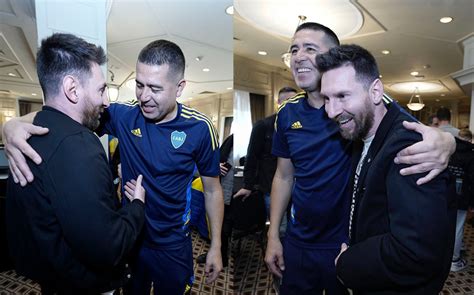 Juan Román Riquelme despedida con Lionel Messi Boca Juniors venció 5