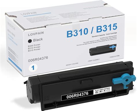 Amazon B305 B315 B310 Black Toner Cartridge 1 Pack 006R04376
