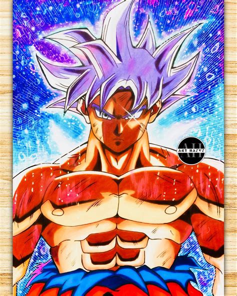 How To Draw Goku Ultra Instinct From Dragon Ball Z Step By Step