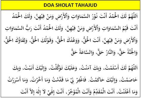 Tata Cara Niat Doa Dan Keutamaan Sholat Tahajud Lengkap