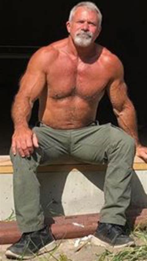Handsome Older Men Scruffy Men Hairy Hunks Hairy Men Hot Guys Hot