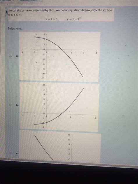 solved sketch the curve represented by the parametric