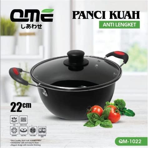 Jual PANCI KUAH SAYUR GSF WAJAN ANTI LENGKET Kuah Enamel Serbaguna 22CM