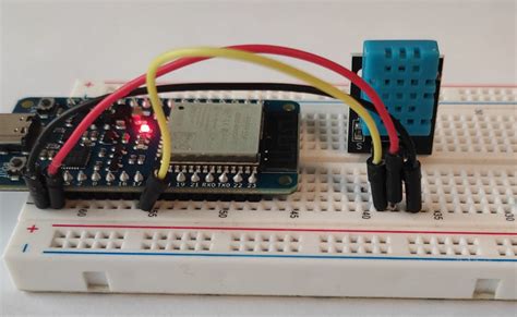 dht11 esp32 mesurer température and humidité en code arduino